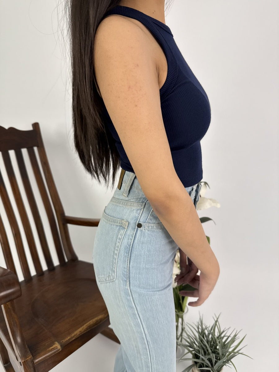 Essential Dark Blue Tank Top – Zakapak
